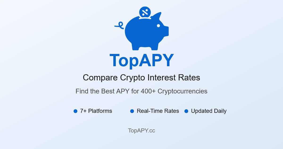 TopAPY - Compare Crypto Interest Rates & Staking Rewards